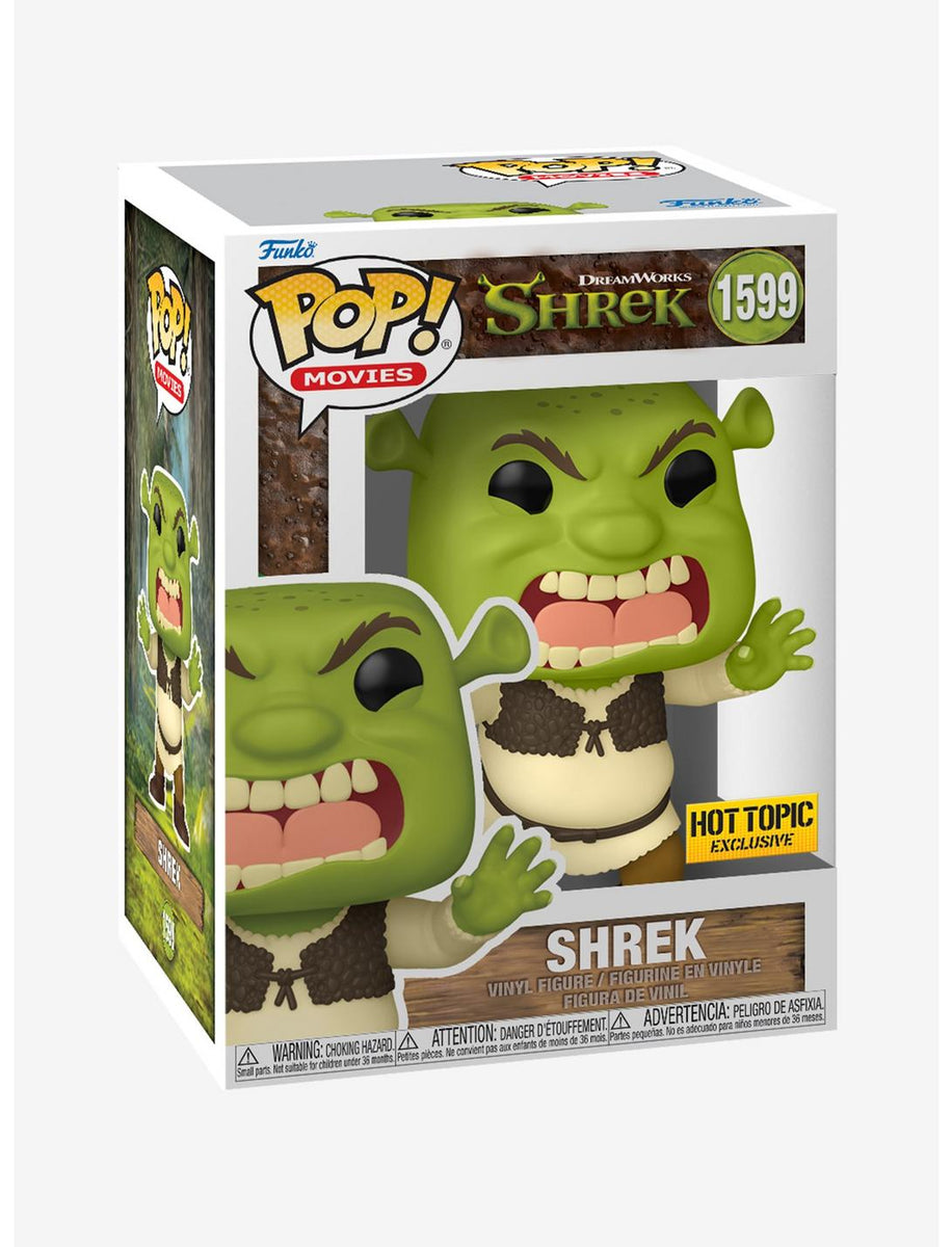 Funko Pop! SHREK SCREAMING/GROWLY FACE #1599 [HOT TOPIC Exclusive] *PR ...