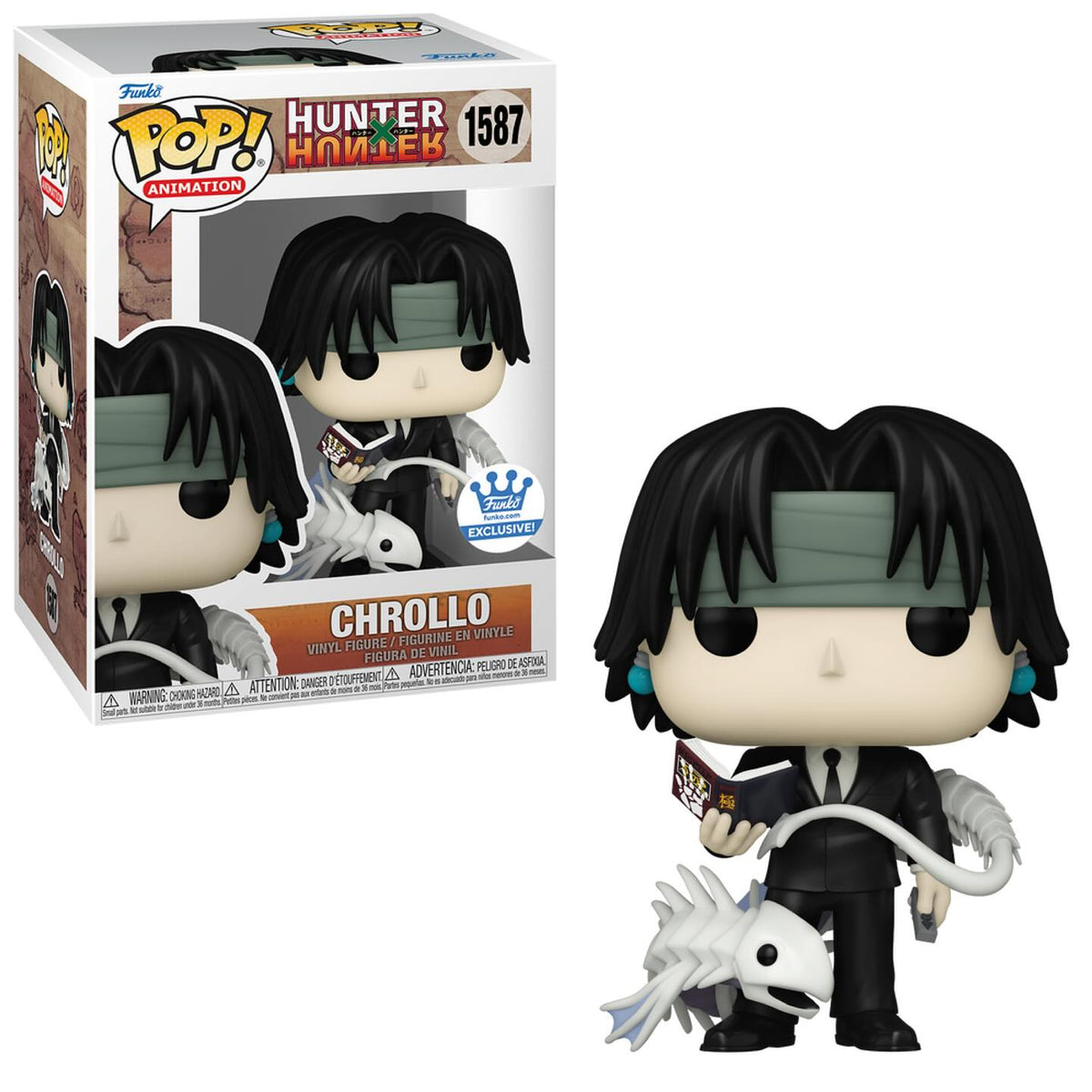 Funko Pop! Anime: Hunter X Hunter - Chrollo #1587 [Funko Shop Exclusiv ...