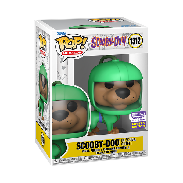 FUNKO POP SCOOBY DOO in SCUBA Outfit 1312 2023 SDCC SHARED EXCLUSIV MyPops