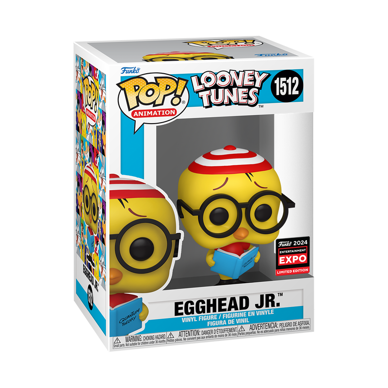 FUNKO POP! LOONEY TUNES EGGHEAD JR #1512 [C2E2 Shared Entertainment EX ...
