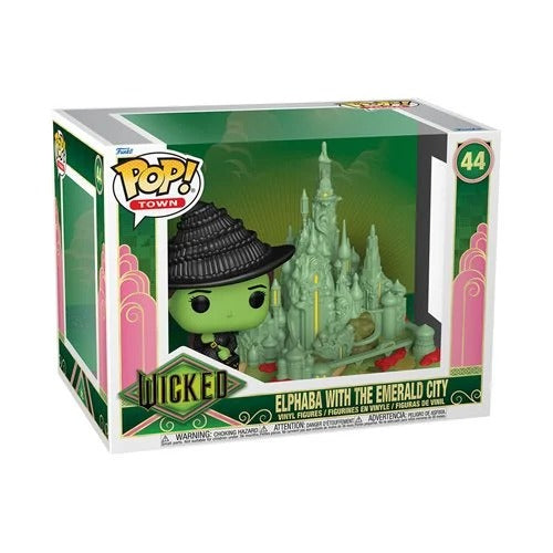 Funko Pop Town Wicked Elphaba with The Emerald City 44 PREORDER
