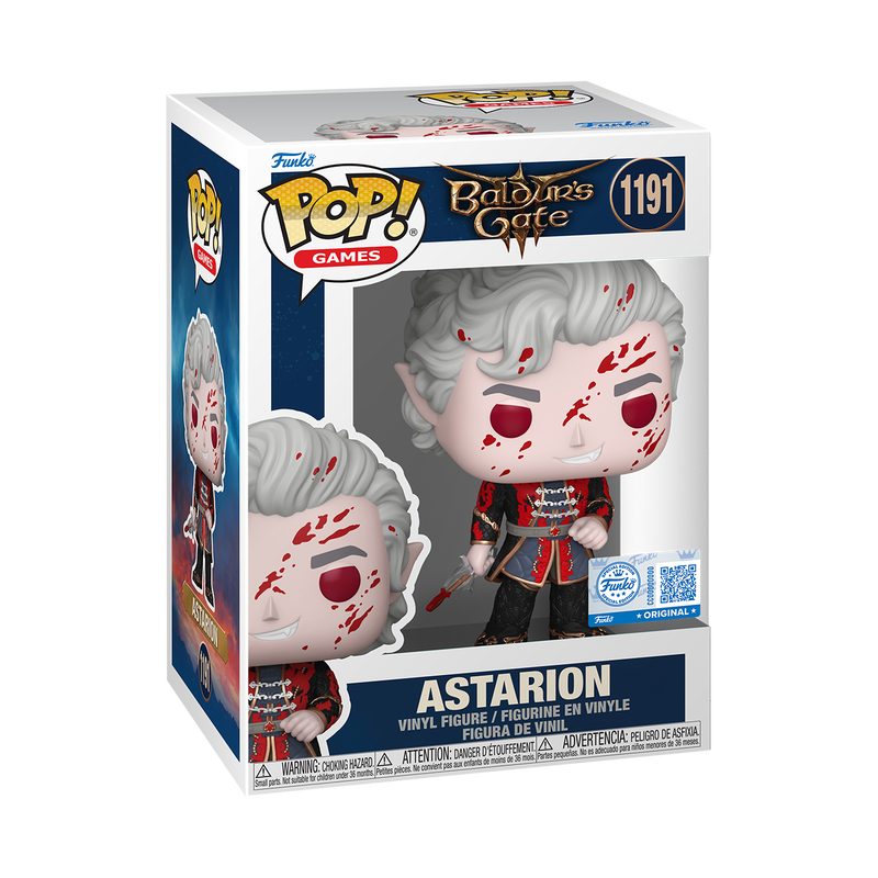 Funko Pop! Games: Baldur's Gate III - Astarion (Bloody) / Jaheira / Ra ...
