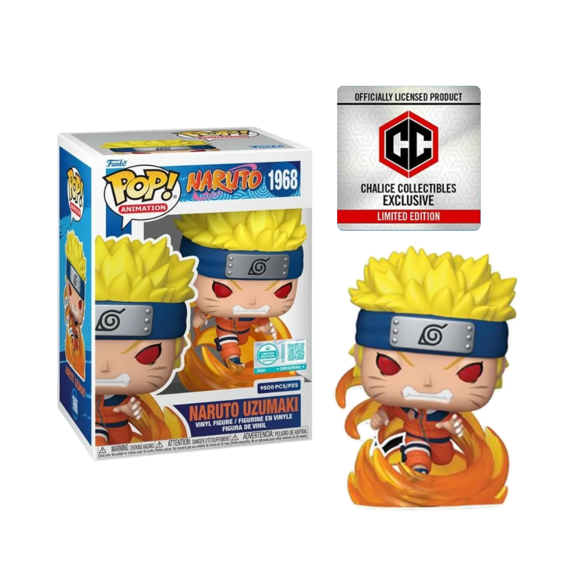 Funko Pop! Anime: Naruto - Naruto Uzumaki #1968 [Chalice Collectibles ...
