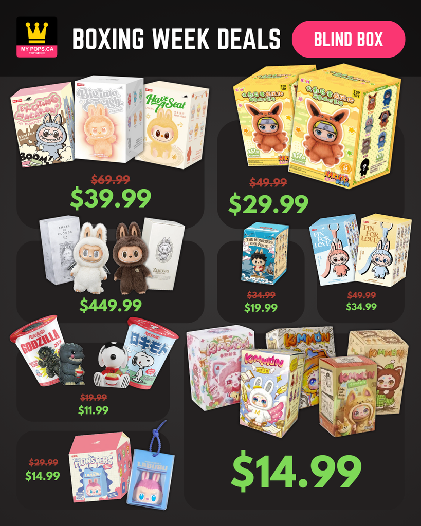 *BOXING WEEK* KIMMON - Vinyl Face Plush Blind Box (14.99 EACH) – MyPops.ca