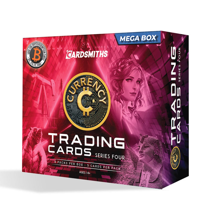 2025 Cardsmiths Currency Series 4 Crypto Trading Cards Mega Box NEW 8 ...