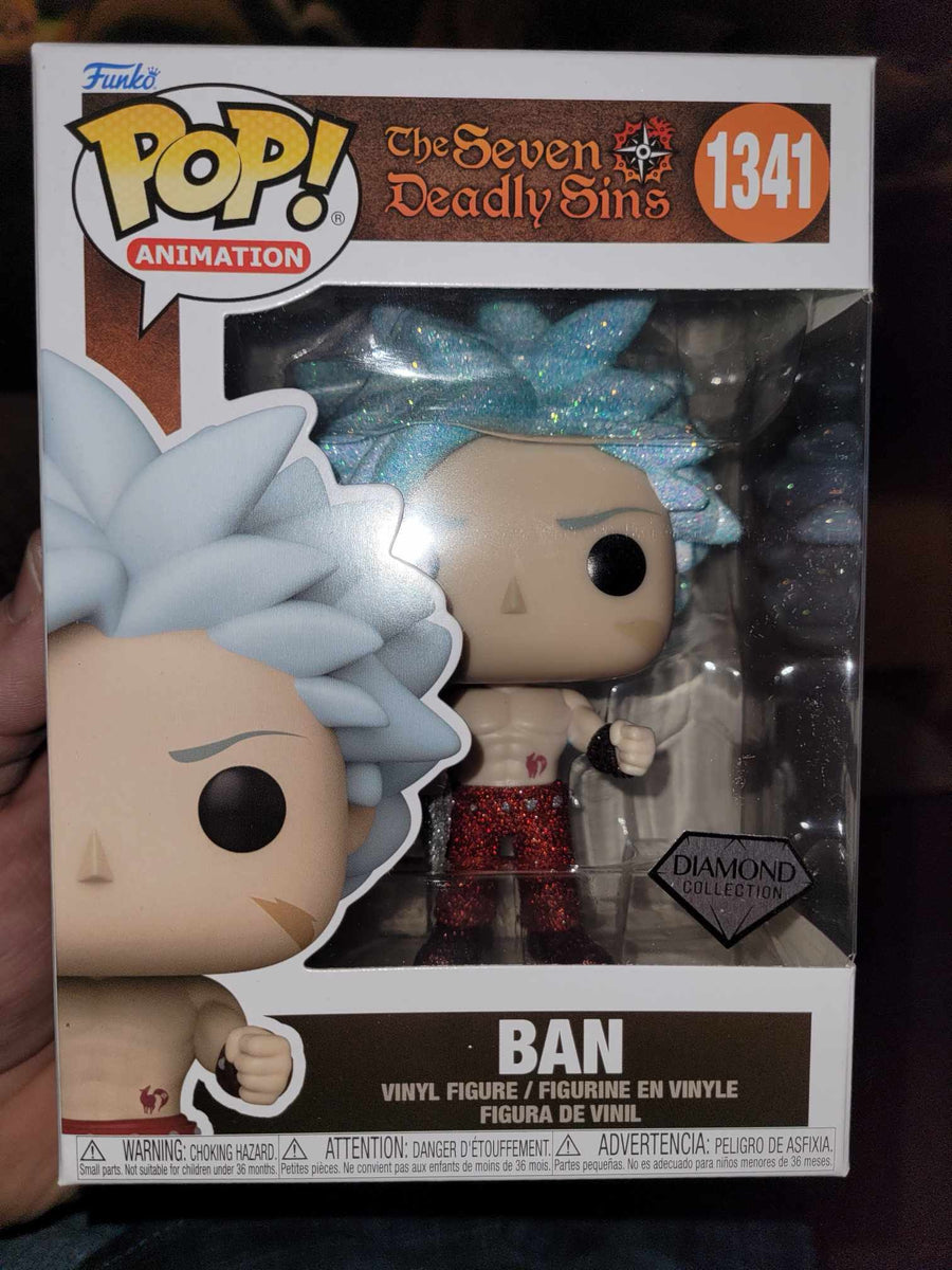 Funko Pop! Anime Seven Deadly Sins BAN Diamond Glitter #1341 [EXCLUSIV ...