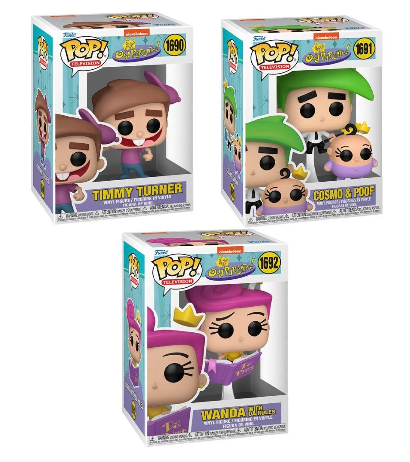 Funko Pop! Television: Fairly OddParents - Timmy Turner #1690 / Cosmo ...