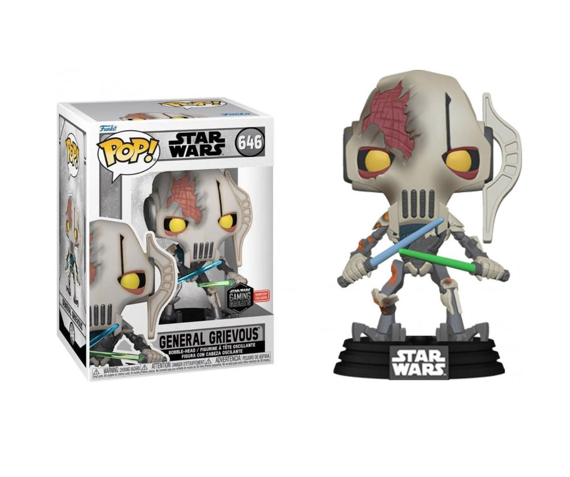 Funko Pop! Star Wars - General Grievous #646 [GameStop Exclusive ...