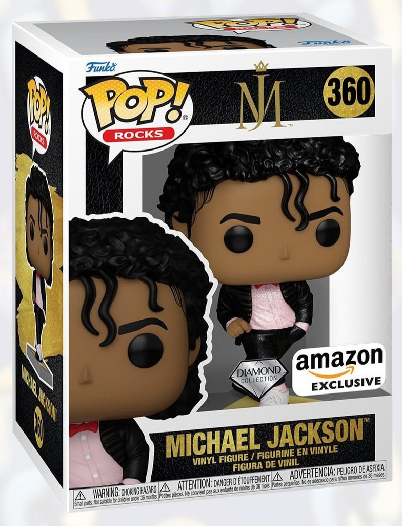 Funko Pop Music Michael Jackson Diamond Billie Jean 360 Amazo MyPops