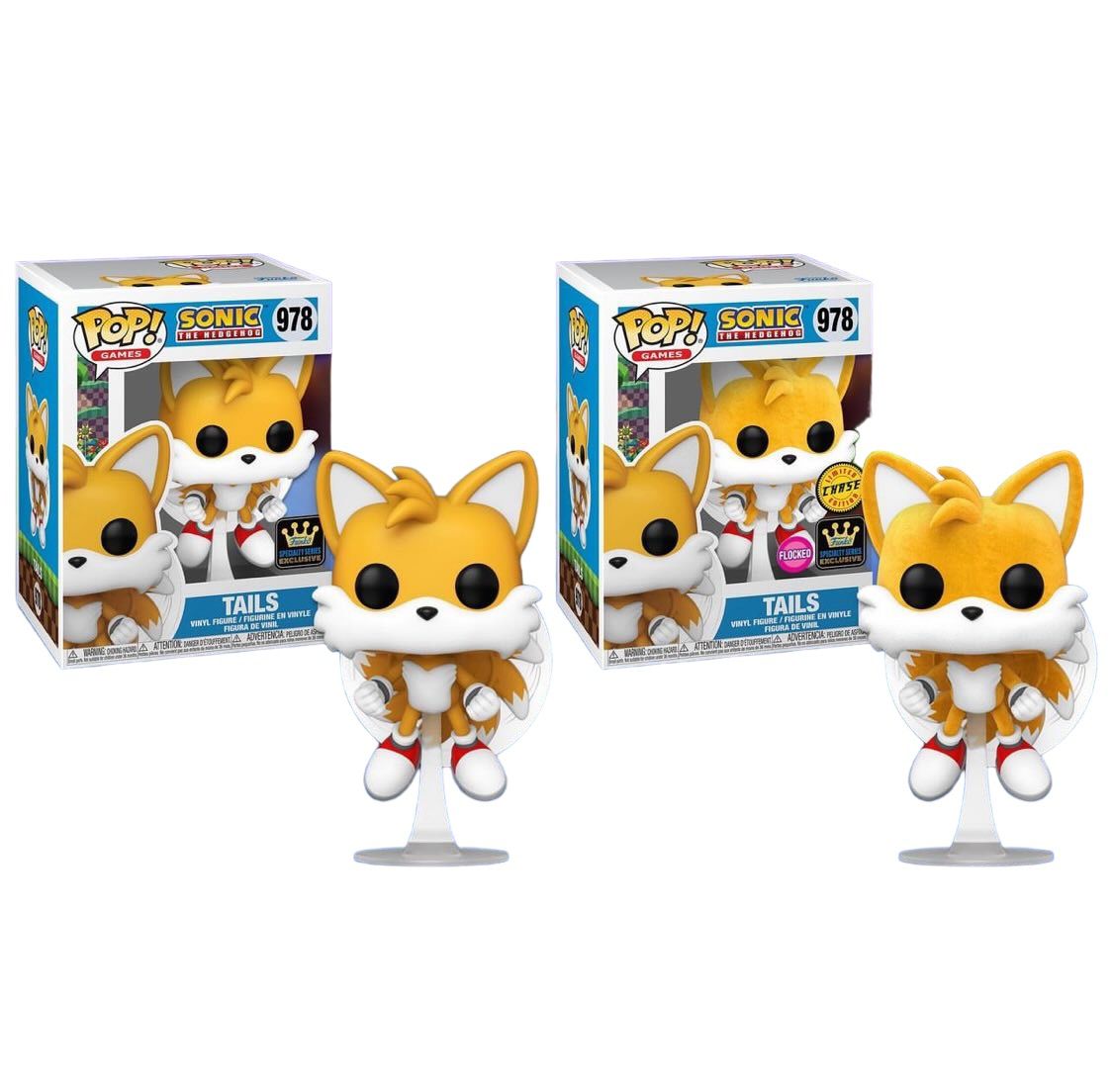 Funko Pop! Games: Sonic the Hedgehog - Tails #978 [Specialty Series Ex ...