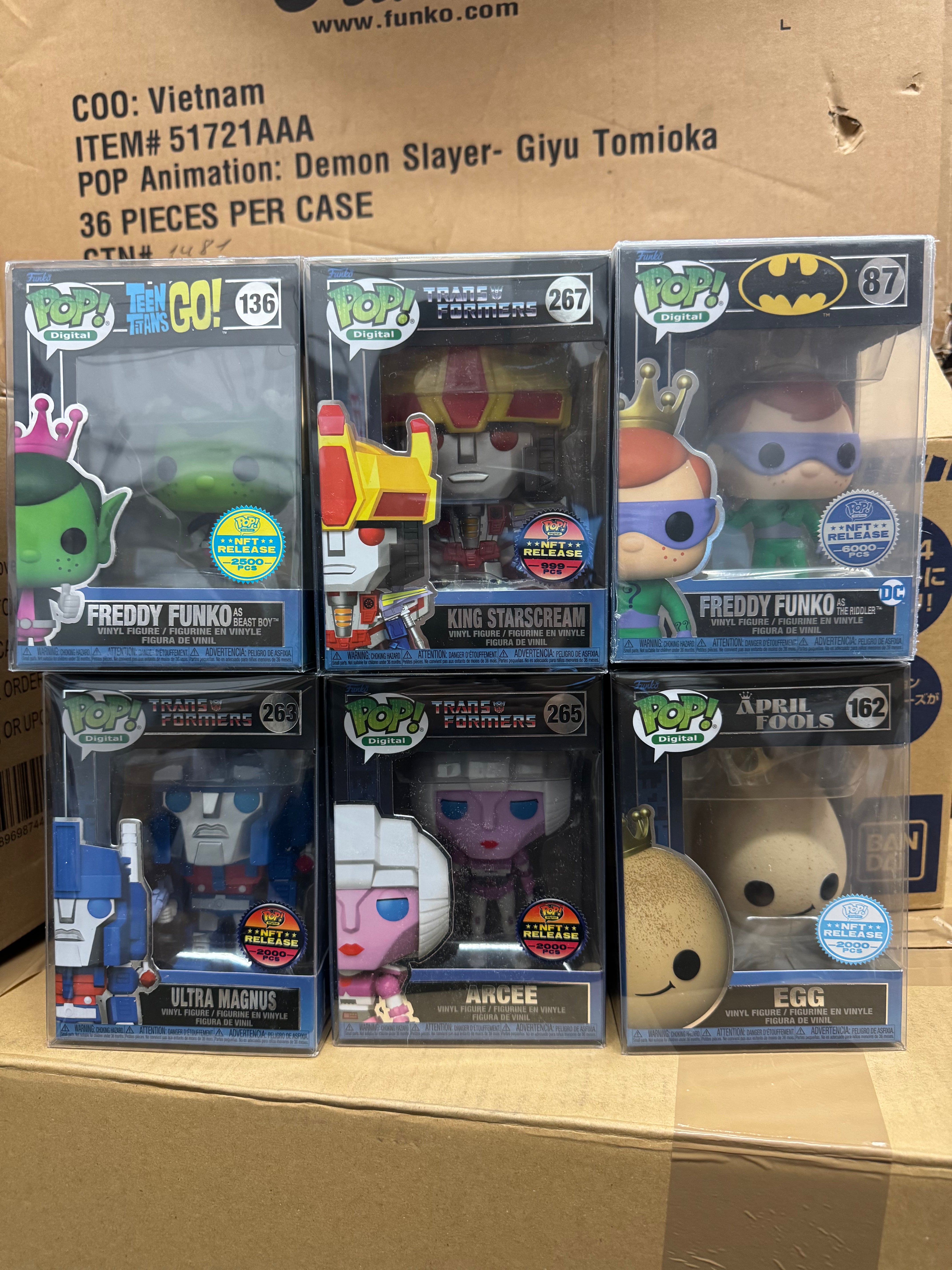Funko Pop! NFT Transformers Teen Titan Riddler April Fools Eggs – MyPops.ca