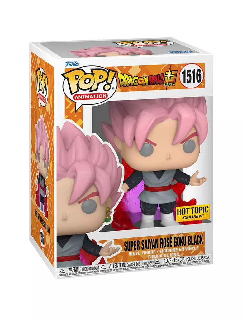 Funko Pop ANIME DRAGON BALL SUPER SAIYAN ROSE GOKU BLACK GLOW 1516 MyPops