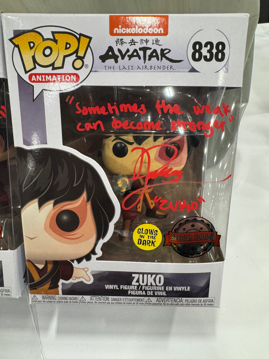 FUNKO POP! AVATAR LAST AIRBENDER ZUKO **LIVE ACTION actor DALLAS LIU A ...