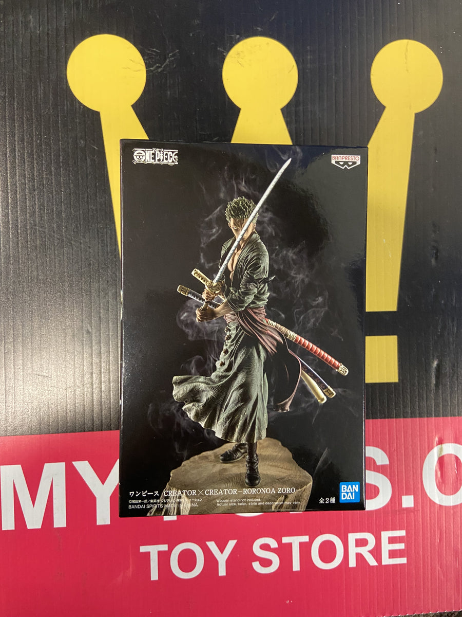 BANDAI BANPRESTO CREATOR X CREATOR - One Piece RORONOA ZORO – MyPops.ca