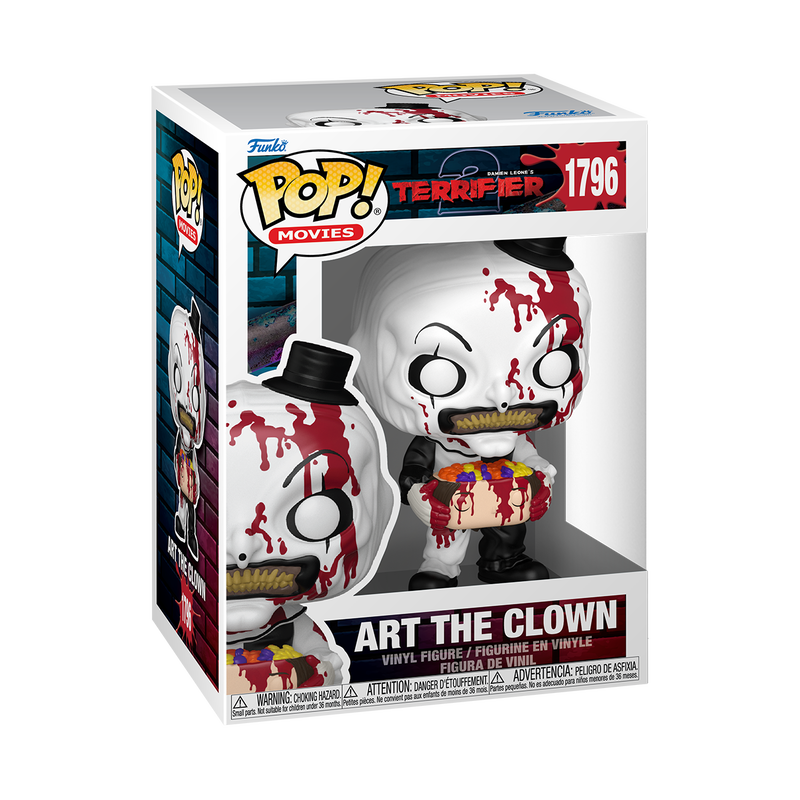 Funko Pop! Movies: Terrifier - Art The Clown (with Candy Filled Head ...