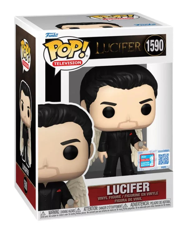 Funko Pop! Television: Lucifer - Lucifer with WIngs #1590 [2024 NYCC F ...