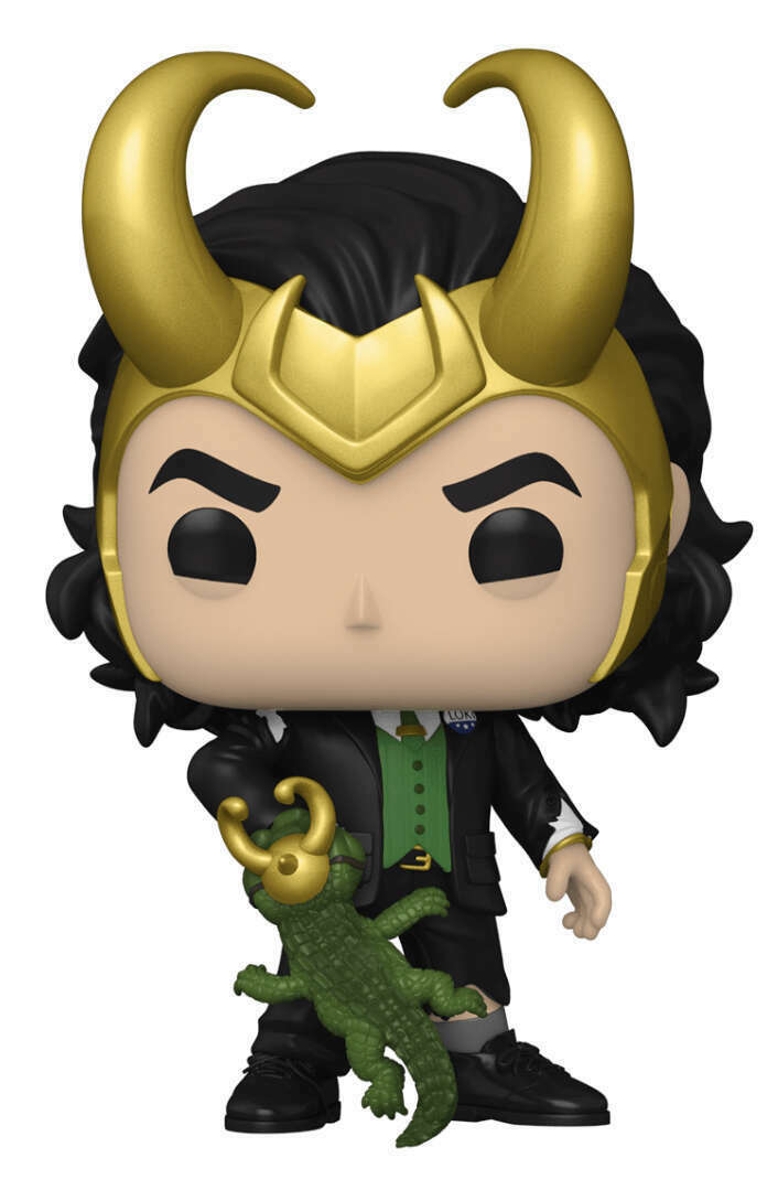 FUNKO POP! MARVEL: LOKI [TV SERIES] - PRESIDENT LOKI [W/ ALLIGATOR LOK ...