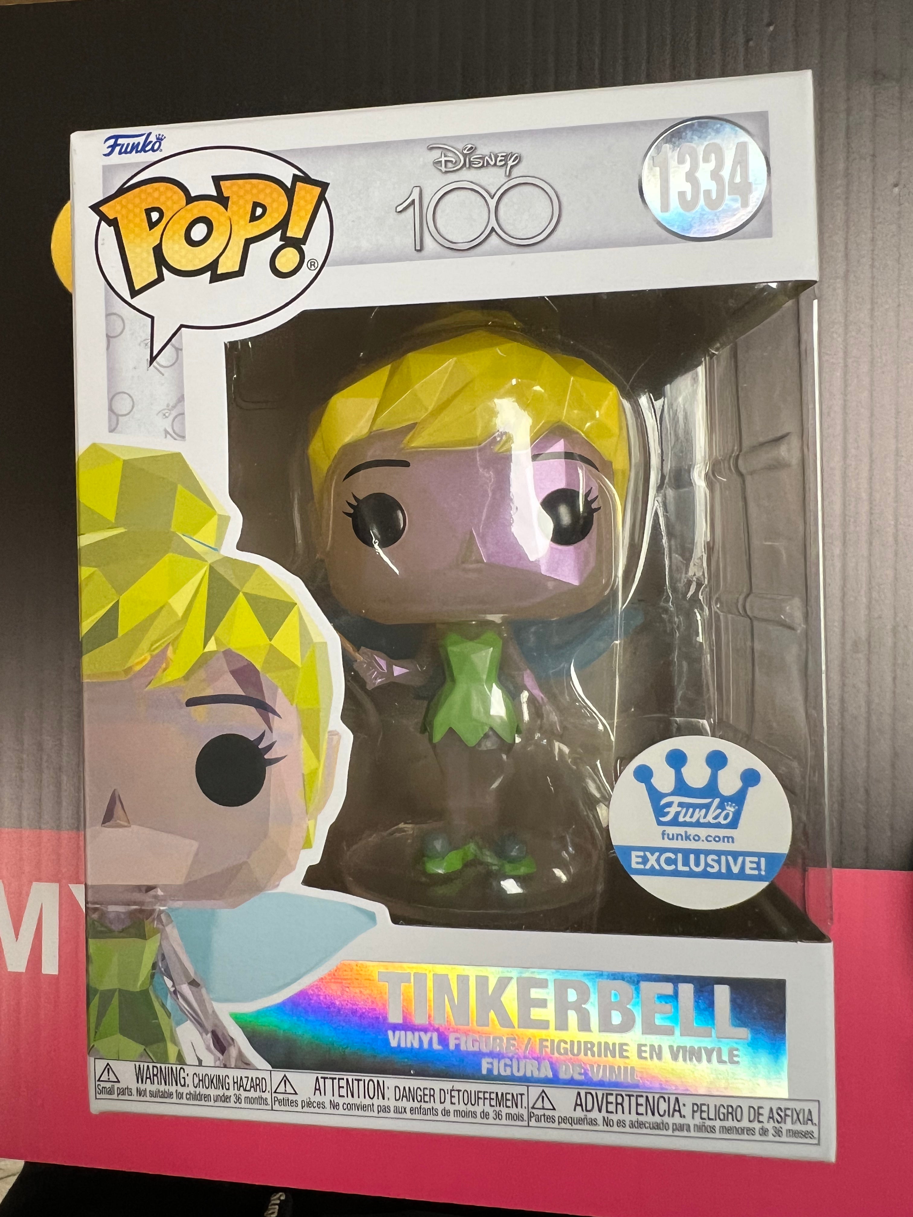 Funko Pop! Disney 100 TINKERBELL FACET #1334 [FUNKO SHOP EXCLUSIVE ...